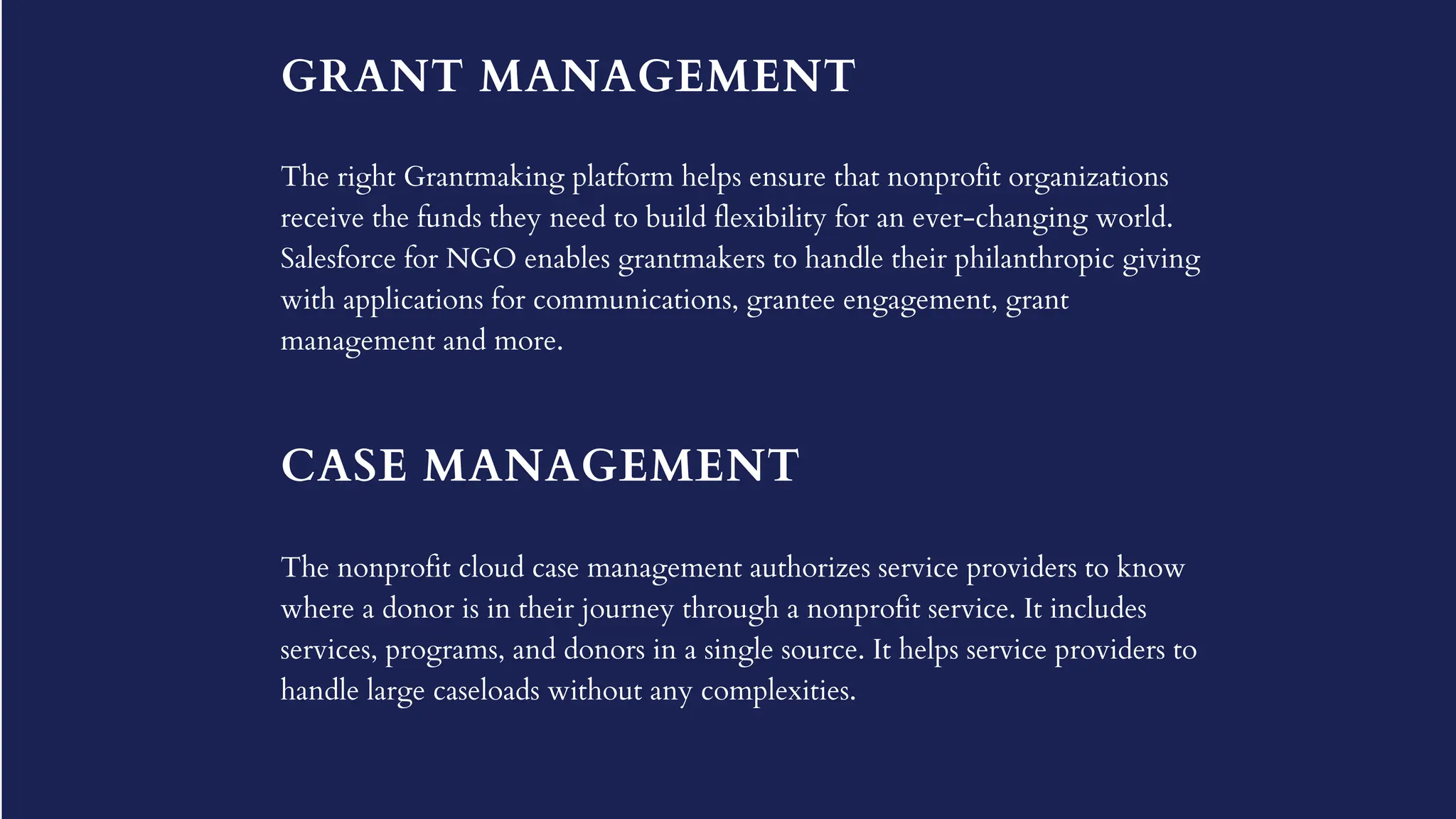 Salesforce For Nonprofits Crm For Non Profit Qr Solutions Pdf