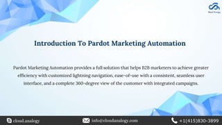 Salesforce Pardot B2B Marketing Automation At A Glance | PPT