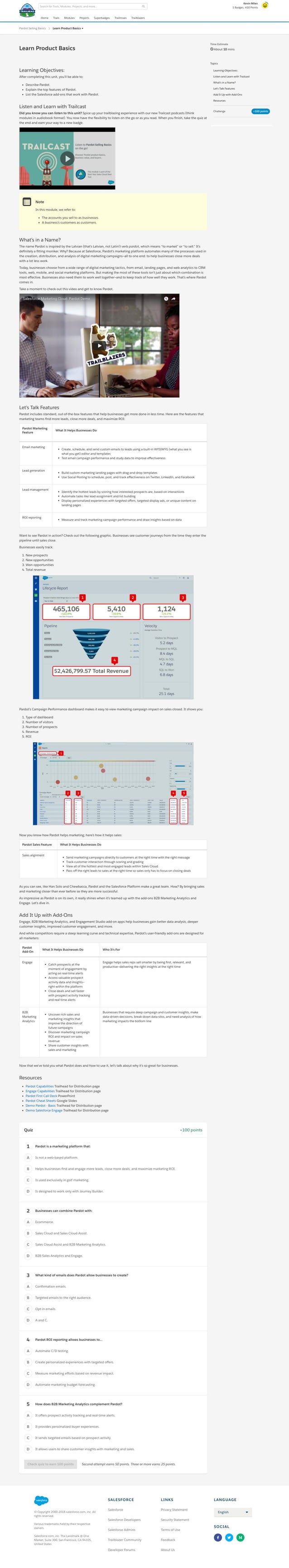 Salesforce Pardot Selling Basics | PDF