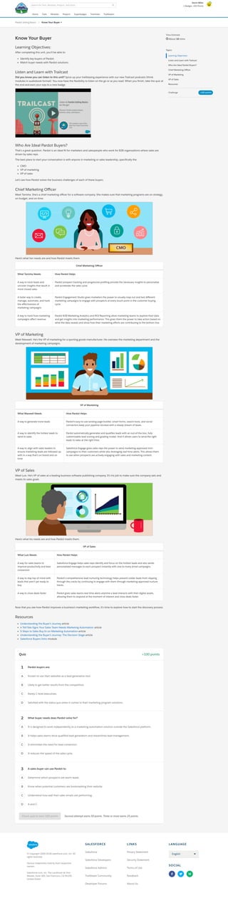 Salesforce Pardot Selling Basics | PDF