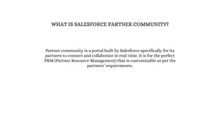 Salesforce partner community | Partner community portal | QR Solutions ...
