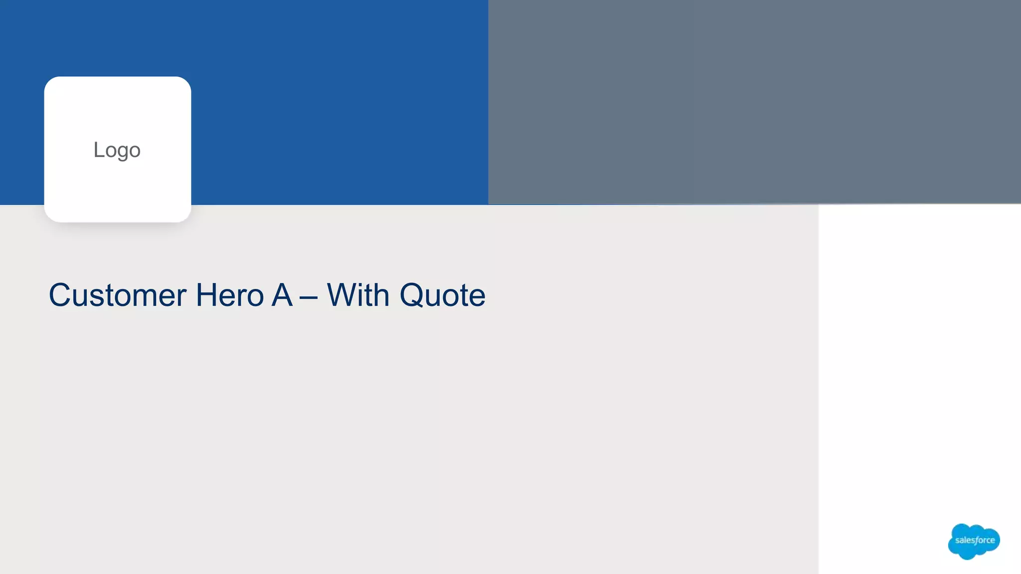 Salesforce Deck Template | PPTX