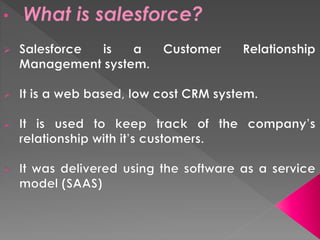 Salesforce presentation | PPTX