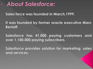 Salesforce presentation | PPTX