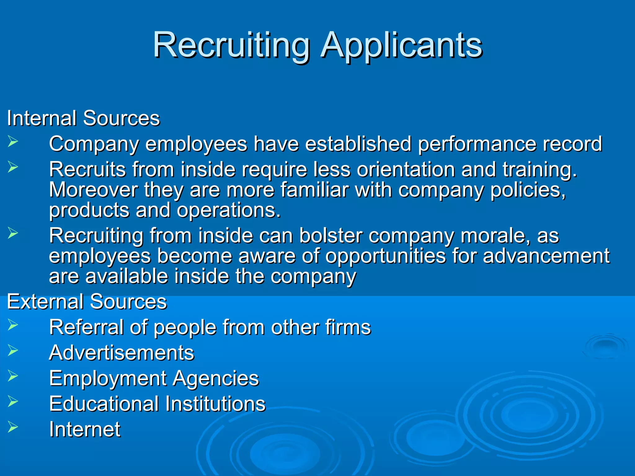 Sales force recruitment and selection (1) | PPT