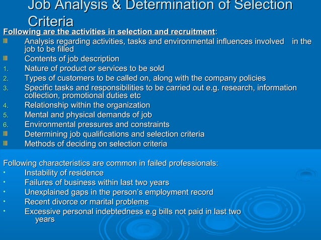 Sales force recruitment and selection (1) | PPT | Resume Writing and ...