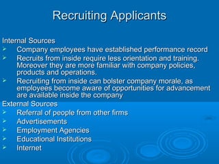 Sales force recruitment and selection (1) | PPT