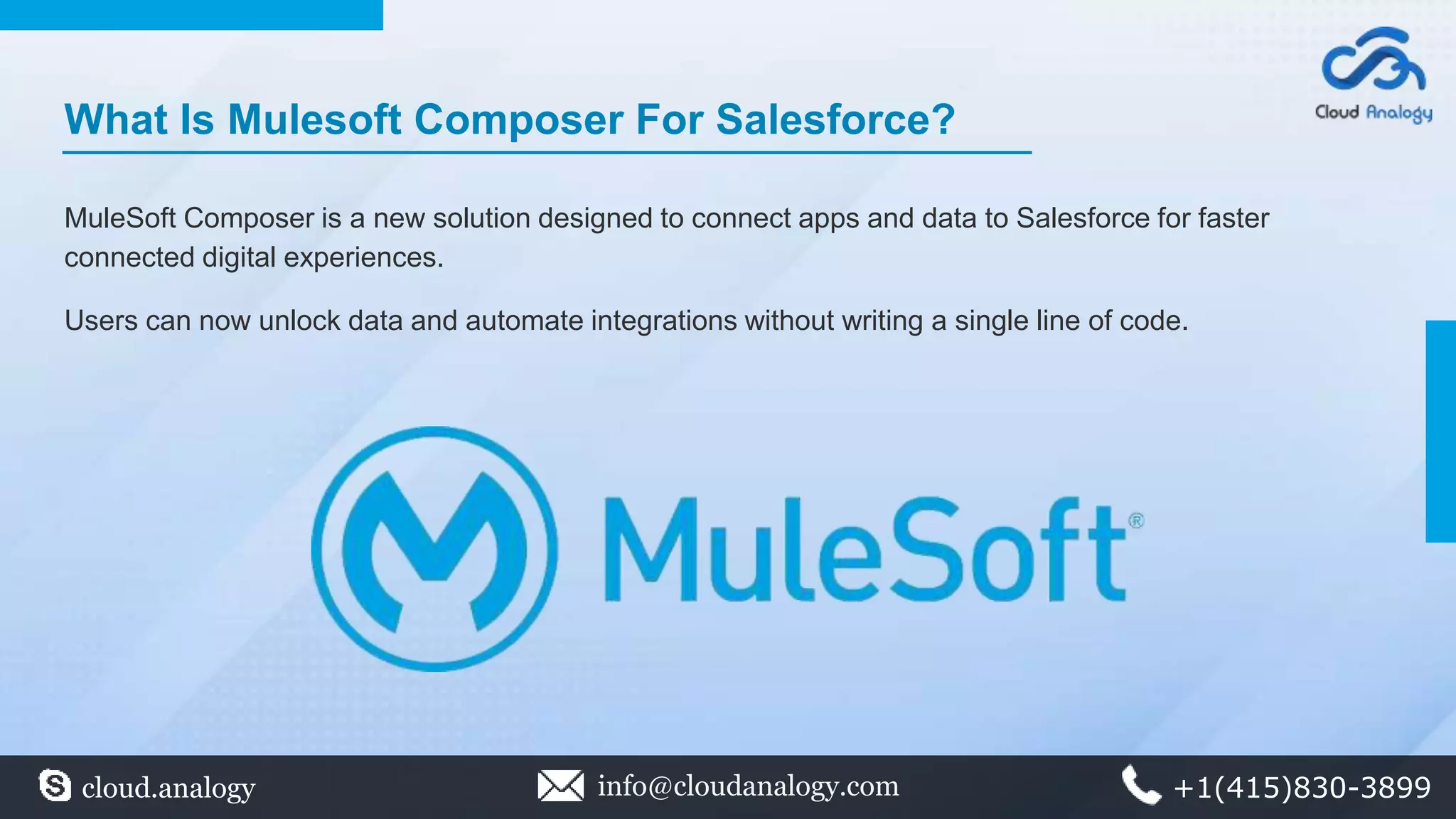 Salesforce Release Integration Mulesoft Composer For Salesforce Ppt 