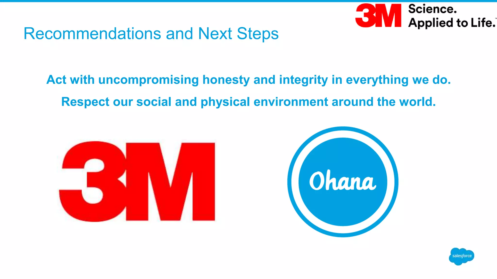 Salesforce Proposal to 3M | PPT