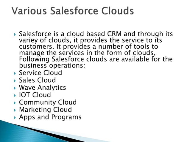 Salesforce sales cloud solutions | PPTX