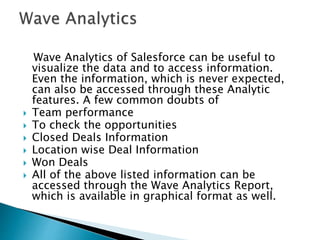 Salesforce sales cloud solutions | PPTX