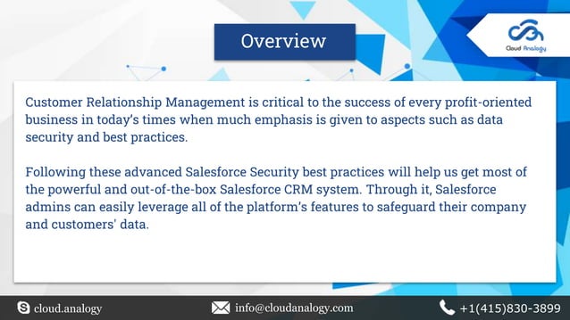 Salesforce Security Best Practices For Every Admin Ppt