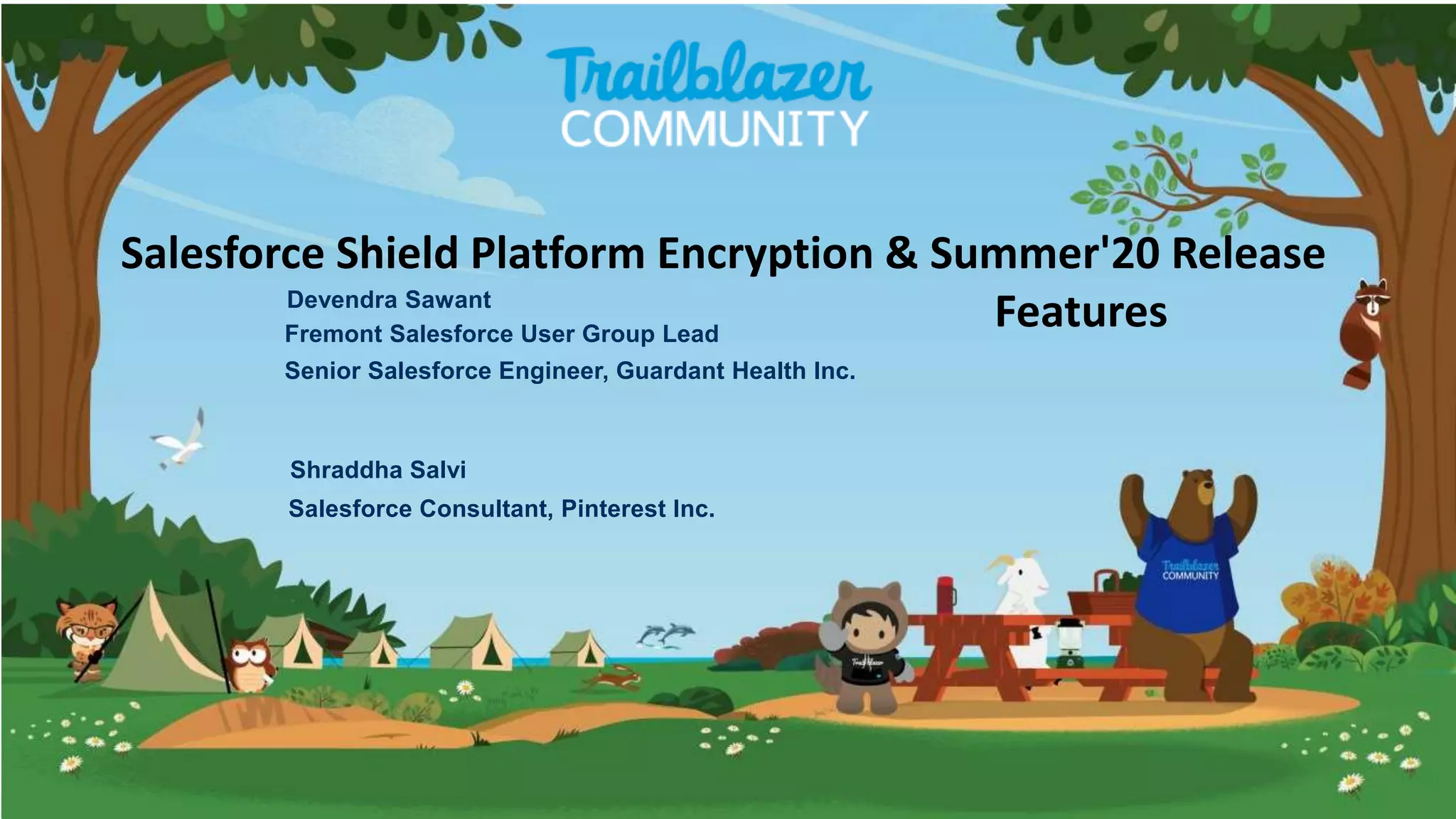 Salesforce shield & summer 20 release | PPT