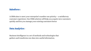 Salesforce Solution Trichy | QR Solutions | PPT
