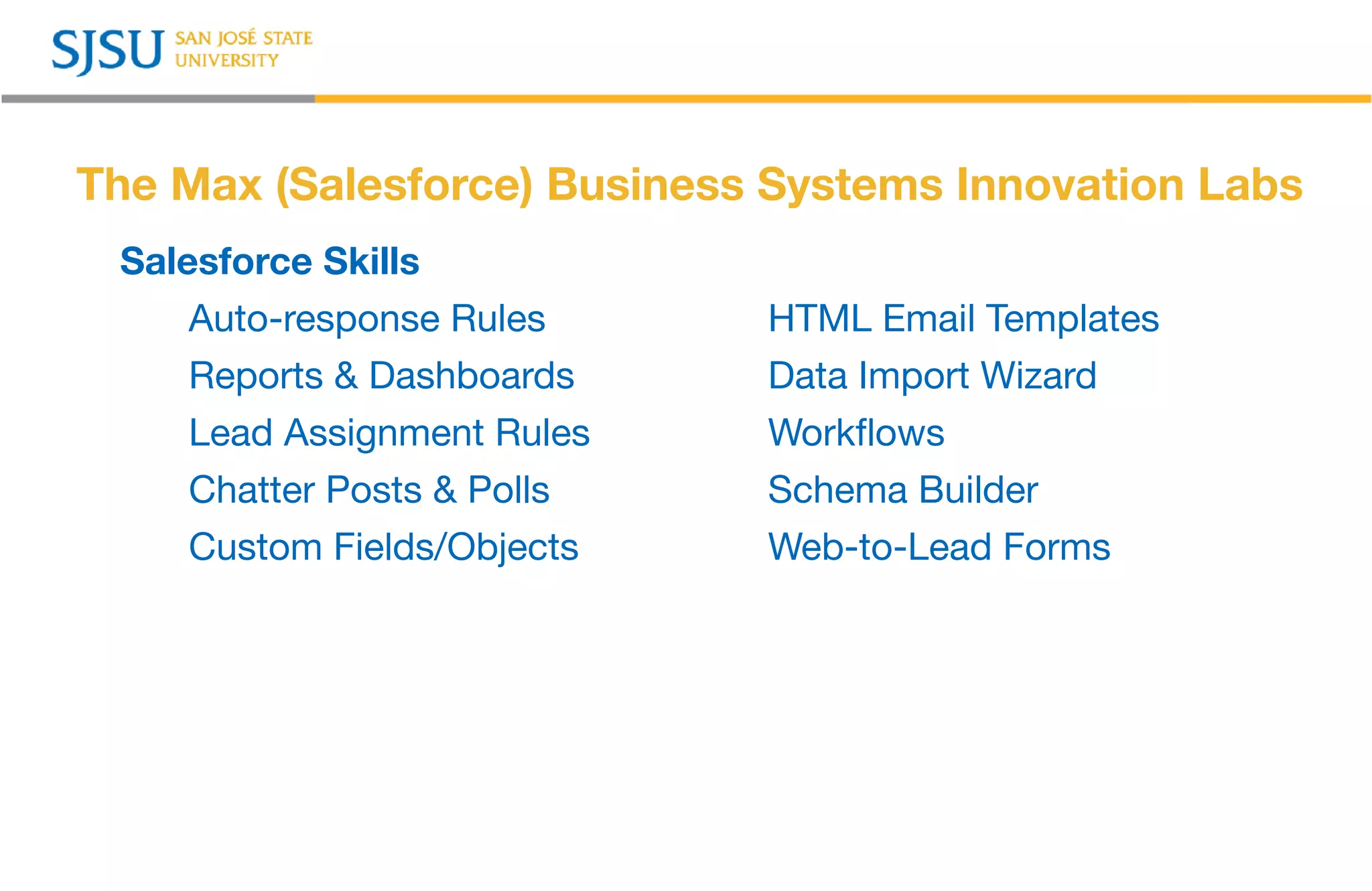 Salesforce + Storification = Experiential IS Education | PDF