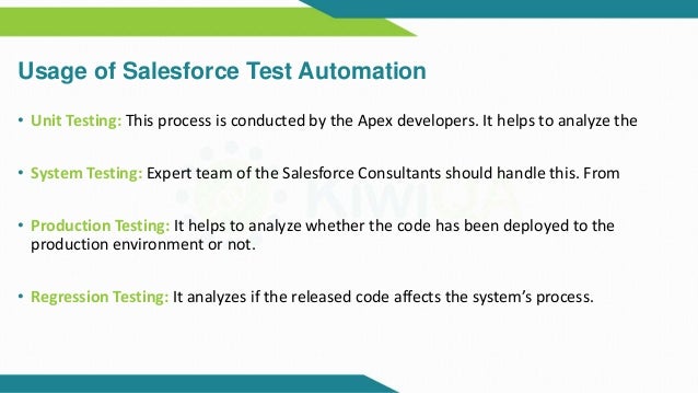 Salesforce Test Automation Pptx