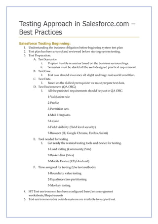 Salesforce testing best_practices | PDF
