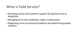 Salesforce Field Service Lightning | PDF
