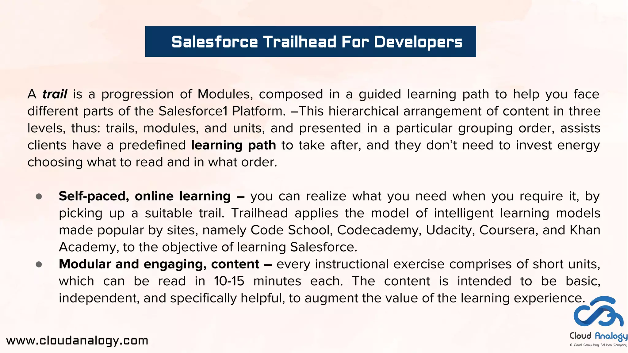 Salesforce Trailhead for Developers | PDF