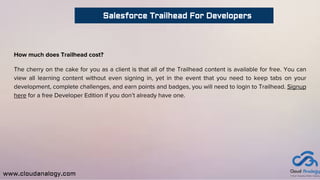 Salesforce Trailhead for Developers | PDF