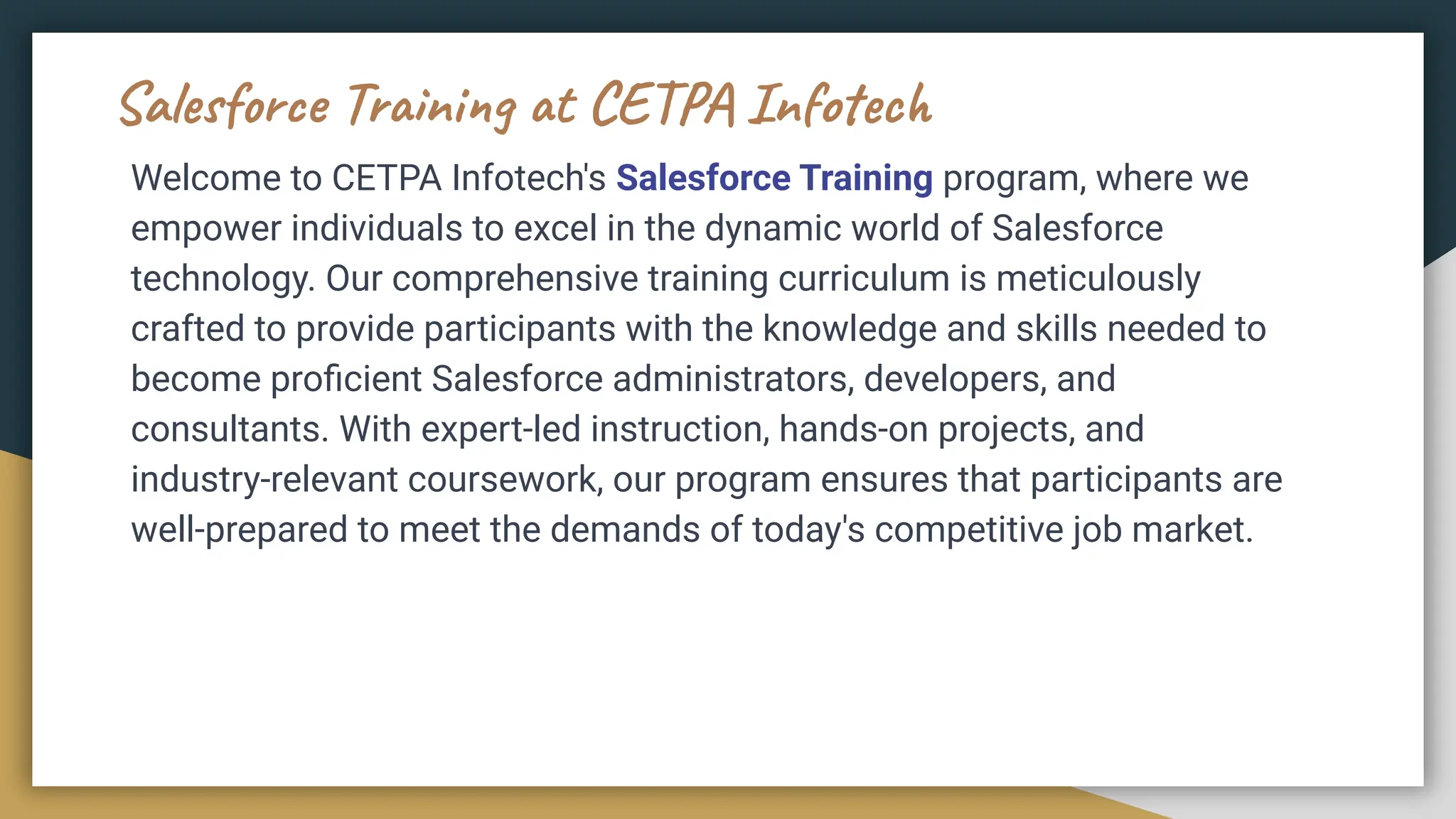 Salesforce Training at CETPA Infotech.pdf