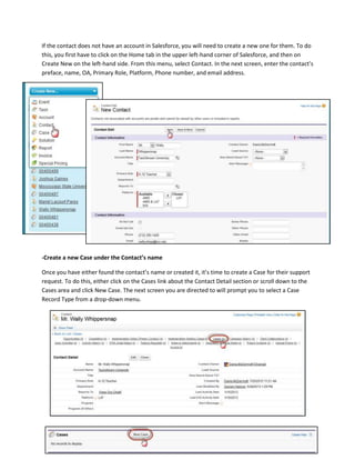 Salesforce training guide | DOCX