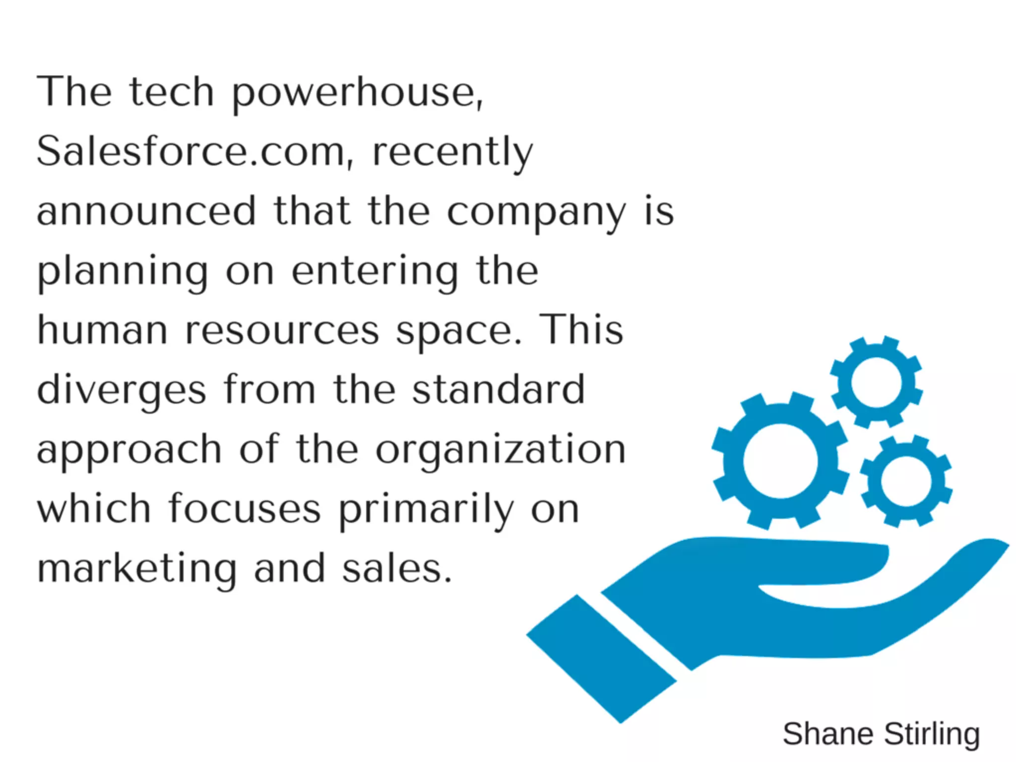 Salesforce Ventures into the World of Human Resources | PPT