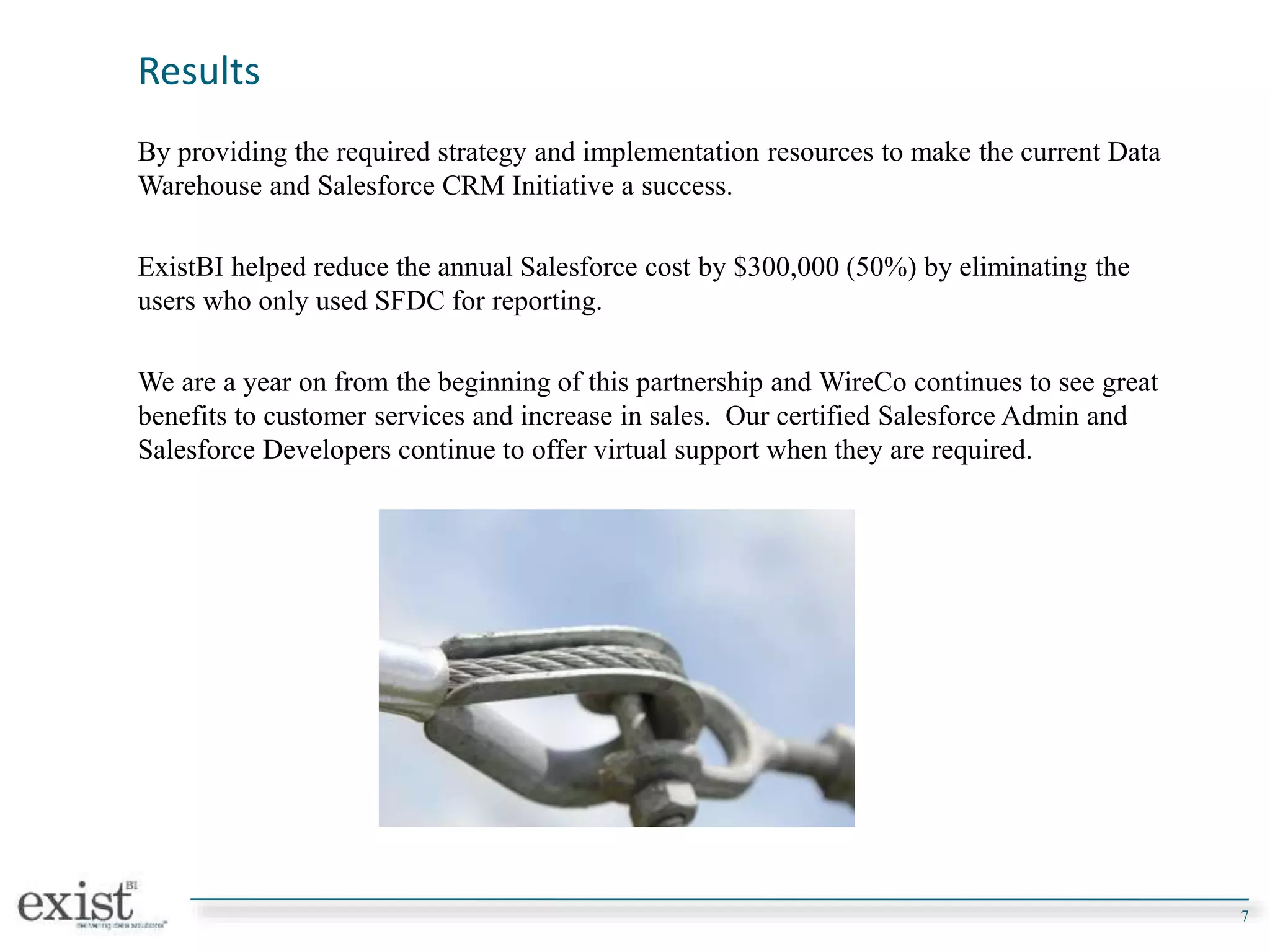 Salesforce & Data Warehouse Consulting Case Study | PPT