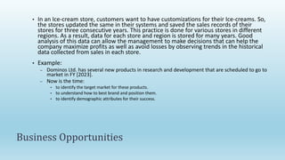 Sales Forecast and Store Analysis for Data Analytics | PPTX