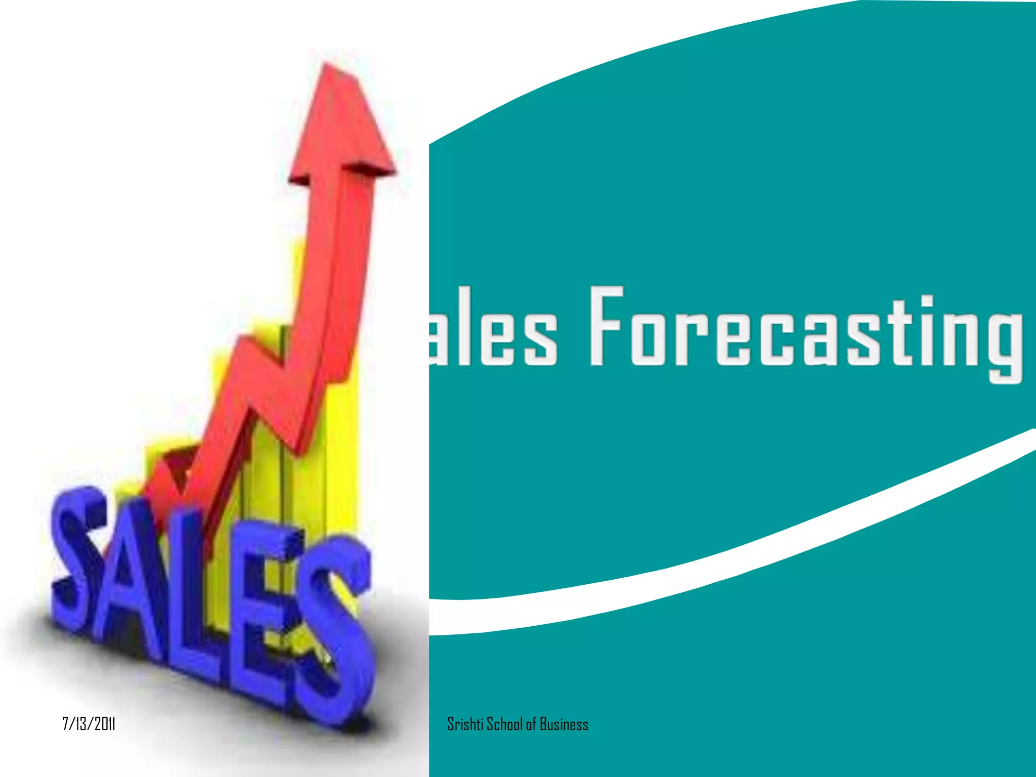 Sales forecasting | PPTX