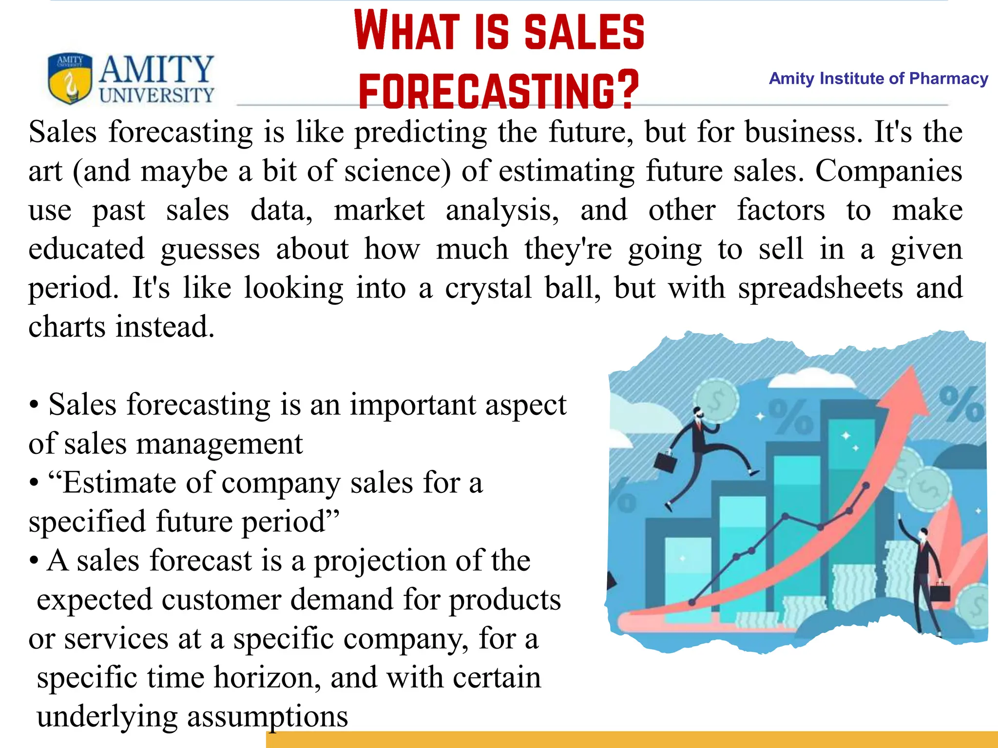 sales forecasting (Pharma) | PPTX