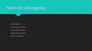 Sales forecasting and budgeting | PPTX