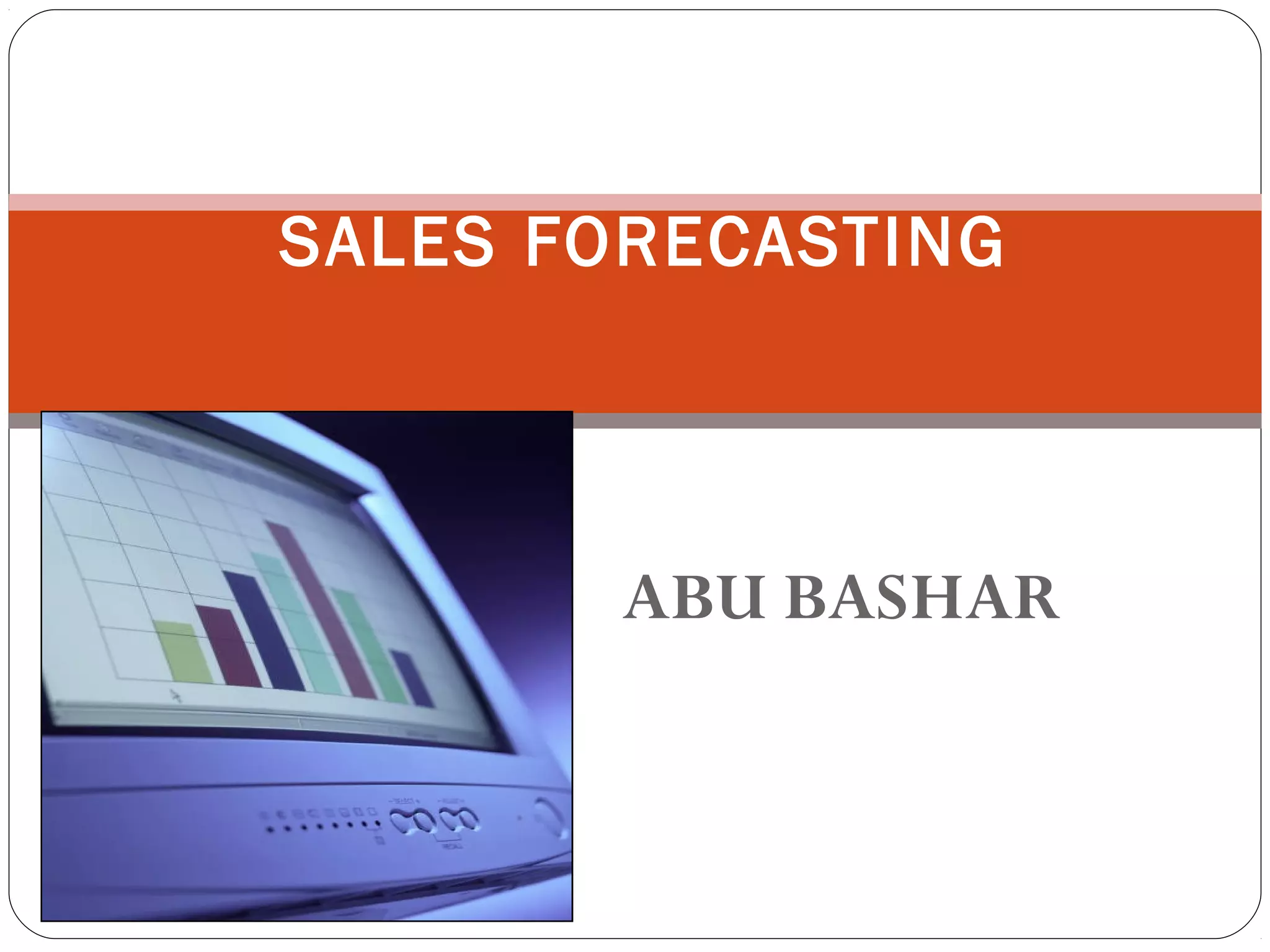 Sales forecasting techniques | PPT | Logistics | Business