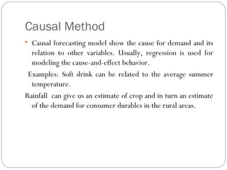 Sales forecasting techniques | PPT | Logistics | Business