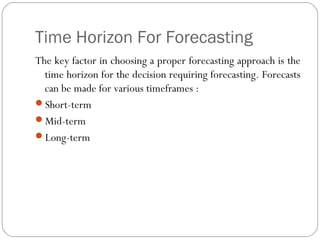Sales forecasting techniques | PPT | Logistics | Business