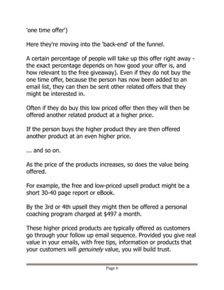 Sales funnel secrets | PDF