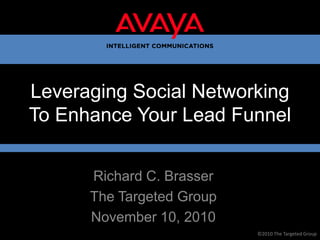 Leveraging Social Media for Funnel Build | PPT