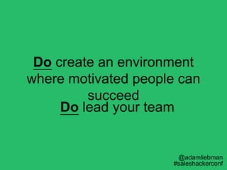 Adam Liebman (VP of Sales, SinglePlatform) - Building Your Culture ...