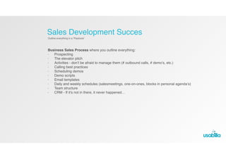 Sales Development Success | PDF