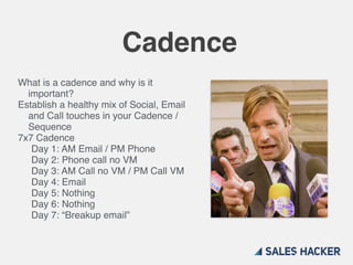 Sales Hacker Workshop SF: Build a High Velocity Sales Machine | PPT
