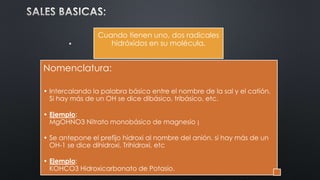 Sales halogenas basicas | PPTX