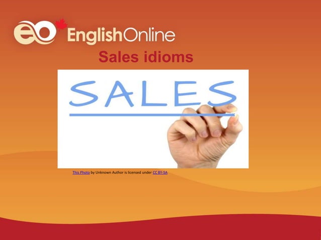 Sales idioms | PPT