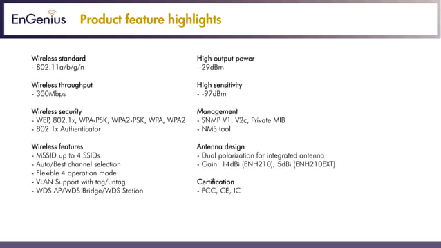Sales presentation ENH210(EXT) | PDF