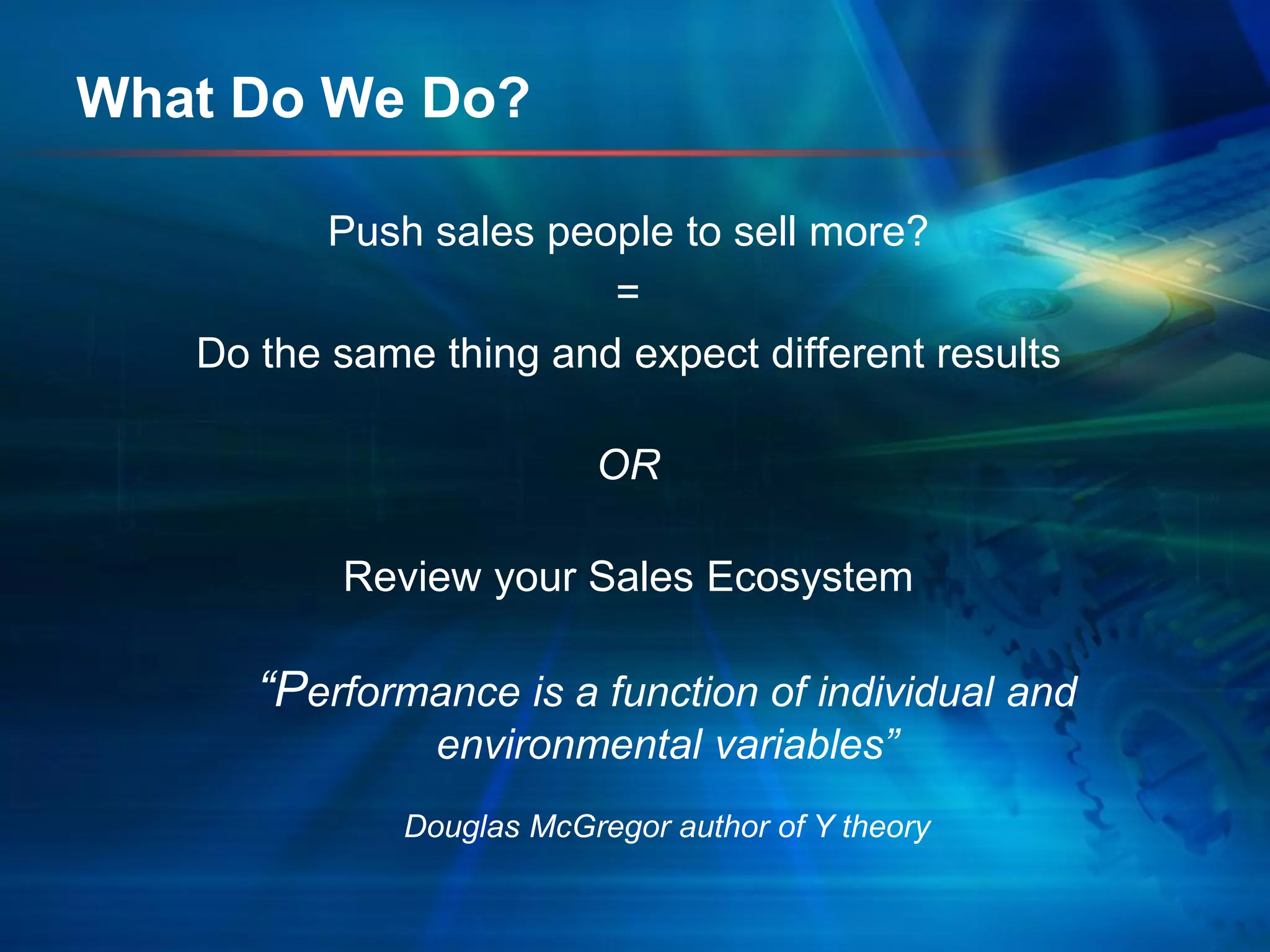 Sales Ecosystem | PDF