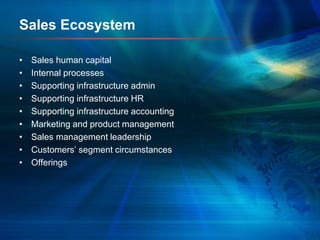 Sales Ecosystem | PDF