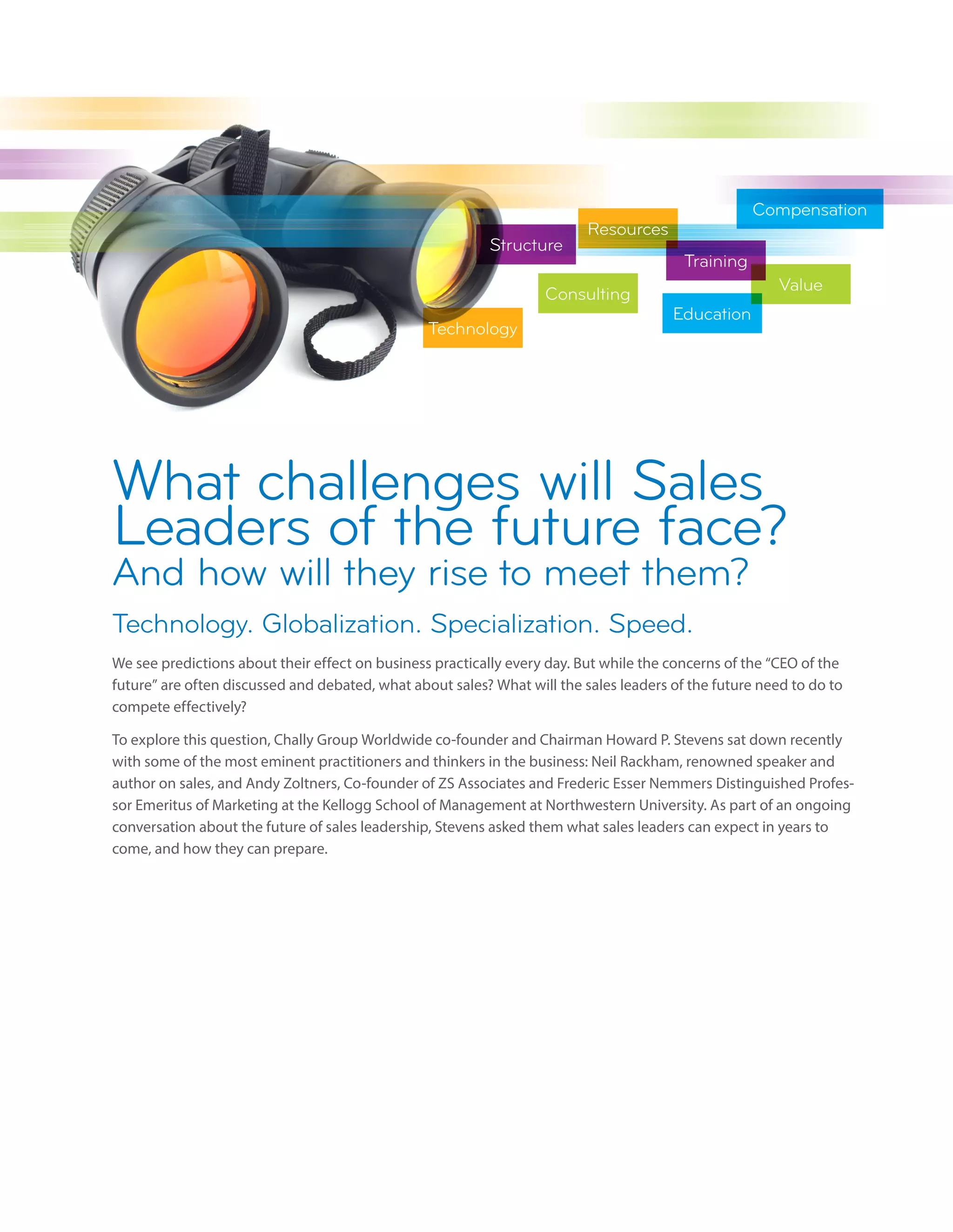 Sales leaders challenges | PDF