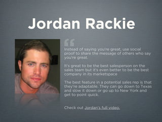 Sales Leader Takeaways | PDF | Sales | Business