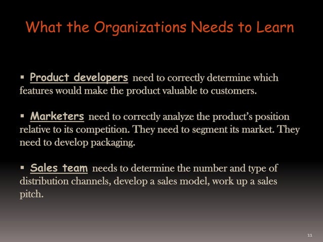 Sales learning curve | PPSX | Sales | Business