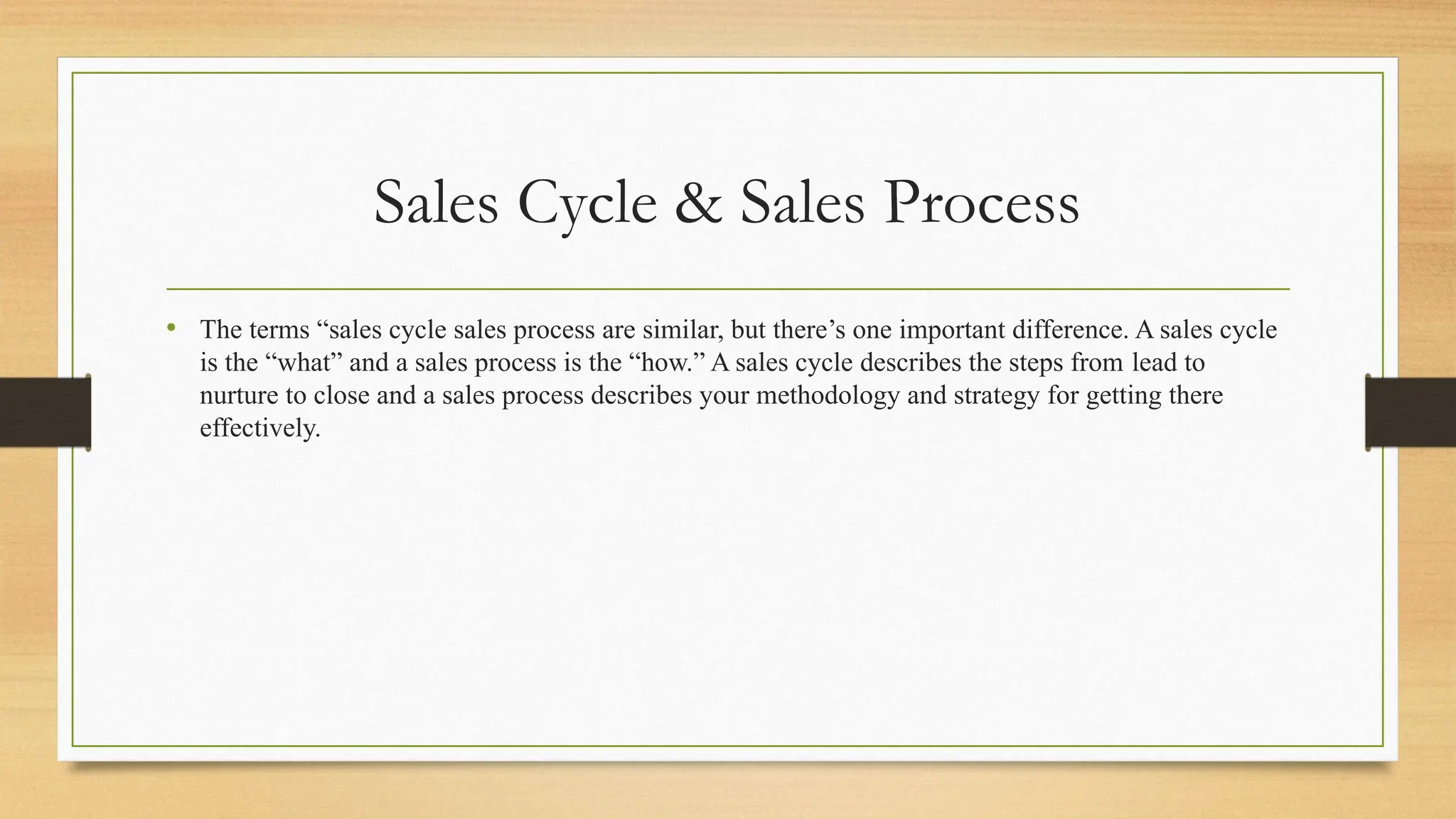 SALES LIFE CYCLE & Traits of sales person | PPTX
