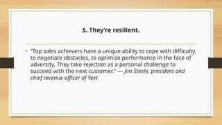 SALES LIFE CYCLE & Traits of sales person | PPTX